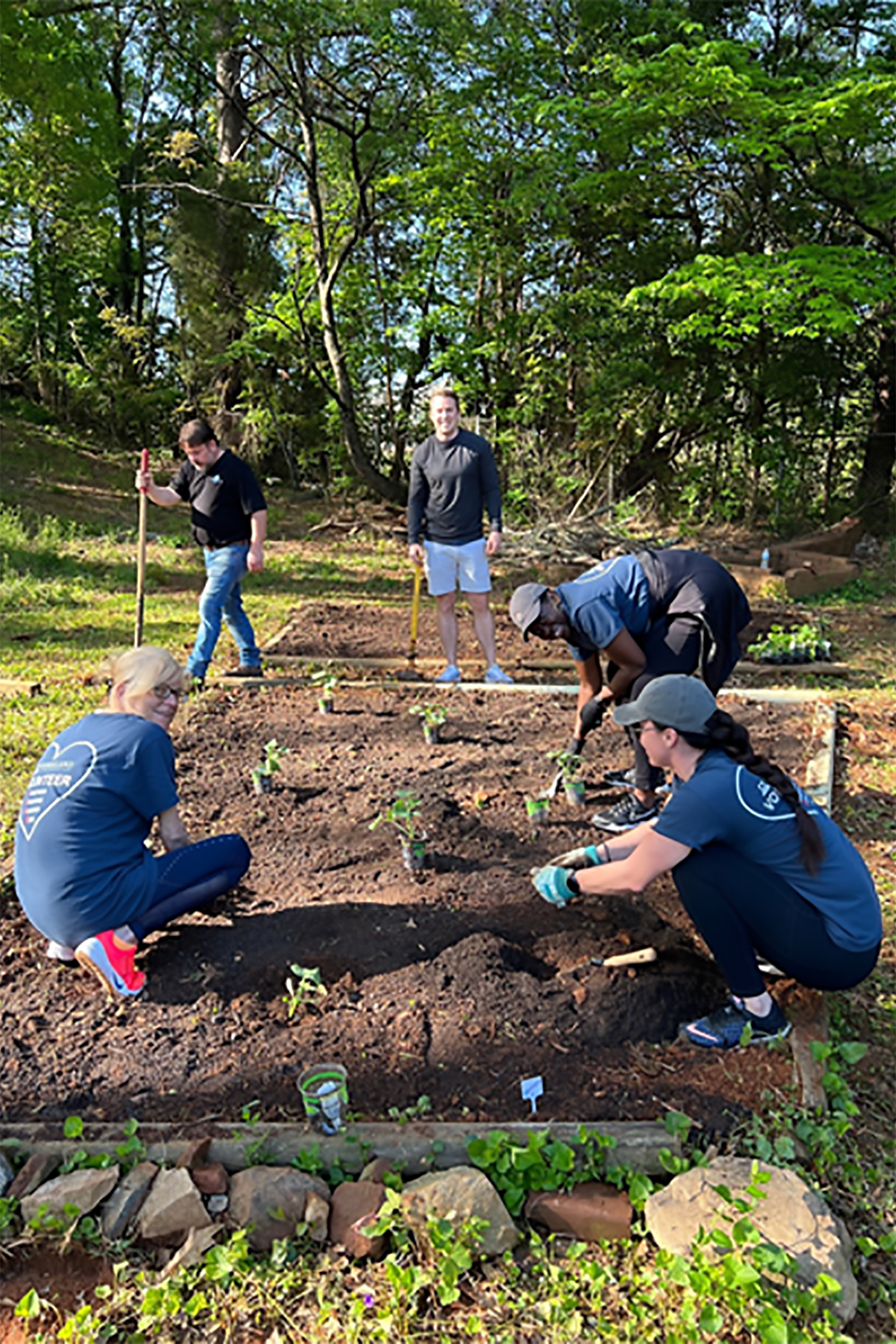 Pope & Land Volunteers at The Salvation Army - Marietta for Earth Day ...